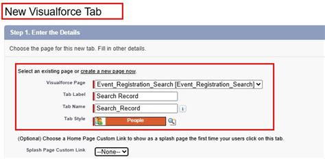 Add Visualforce Page As Custom Tab In Salesforce