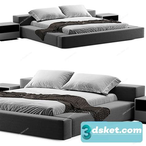 3d Model Bed 555 Free Download Download 3d Model Free 3dskymodel Free