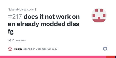 Does It Not Work On An Already Modded Dlss Fg Issue Nukem Dlssg To Fsr GitHub