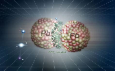Creation Without Contact In The Collisions Of Lead And Gold Nuclei