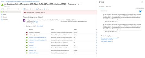 Deployment Failed Due To Join Domain Error Microsoft Qanda