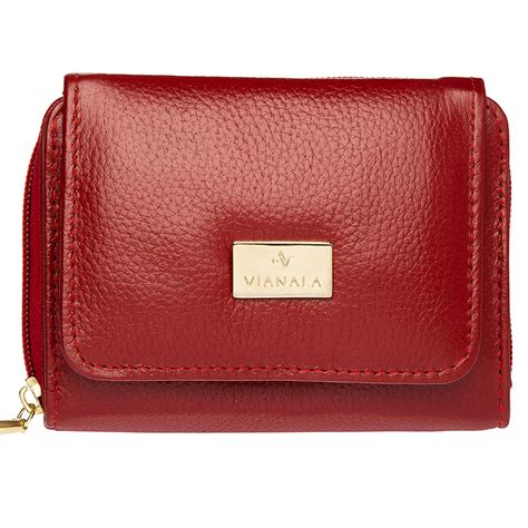 Carteras Para Dama De Piel Roja Vianala