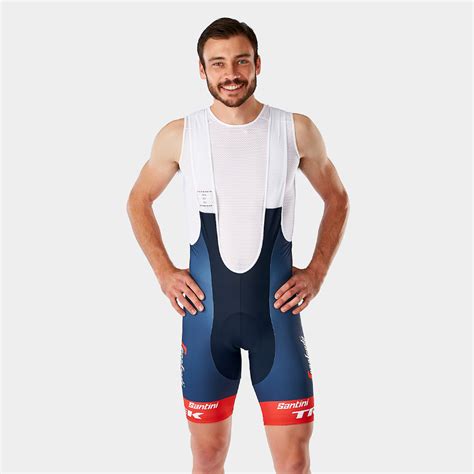 Hlače Santini Trek Segafredo Bib Dark Blue