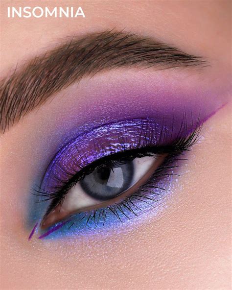 Pink Purple Eye Makeup Eyemakeup Purple Eye Makeup Colorful Eye