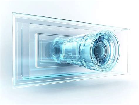 Futuristic Glass Lens Abstract Technology Innovation Digital Camera