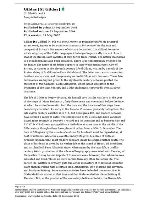 Gildas Pdf