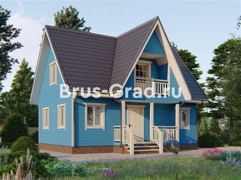 Каркасные дома 6х9 под ключ в Санкт-Петербурге: проекты и цены на ...