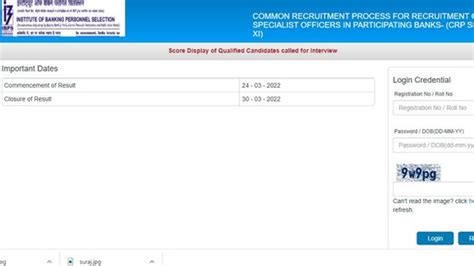 Ibps So Main Scores 2022 Released For Crp Spl Xi Exam Heres How To