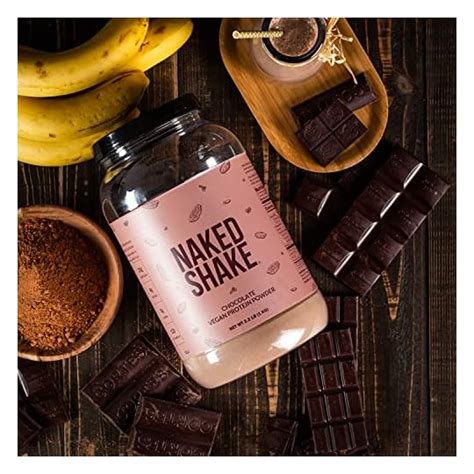 Naked Shake Chocolate Protein Powder Plant Based Protein Shake With