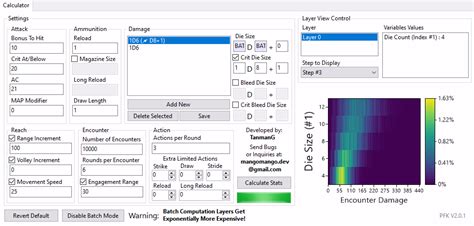 Pickings For Kurtulmak A Pathfinder E Weapon Balance Statistics Program Made To Help Balance