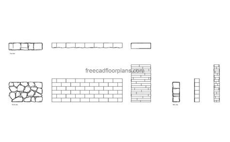 Rocks Free Cad Drawings