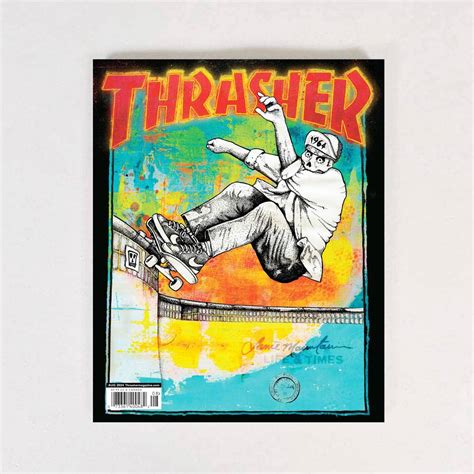 Thrasher Magazine Issue 529 August 2024 Accessories From Native Skate Store Uk