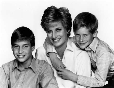 Princess Diana With Her Sons