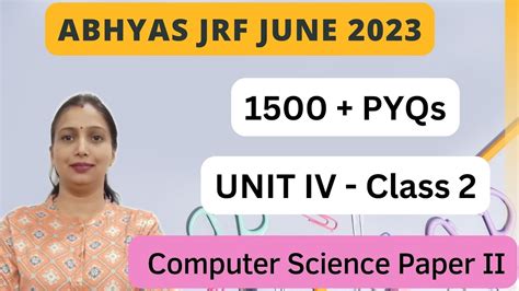 Ugc Net June 2023 Abhyas Computer Science Data Base Management