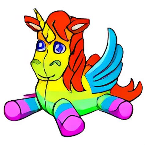 Rainbow Uni Plushie Karlas Neopoints Shop