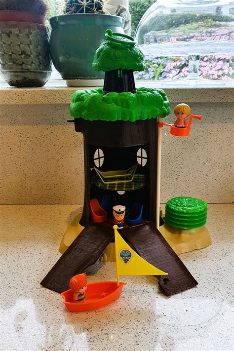 Kenner Tree Tots Lighthouse Working Complete Discovery Time Light Up Vintage Toy 80s 70s