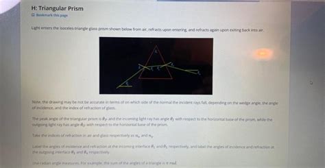 Solved H Triangular Prism A Bookmark This Page Lght Ent