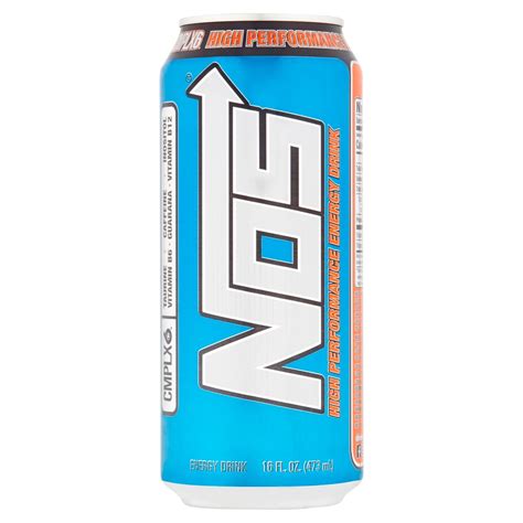 Nos Energy Drink Logo Blue Nos Energy Drink Sugar Free High