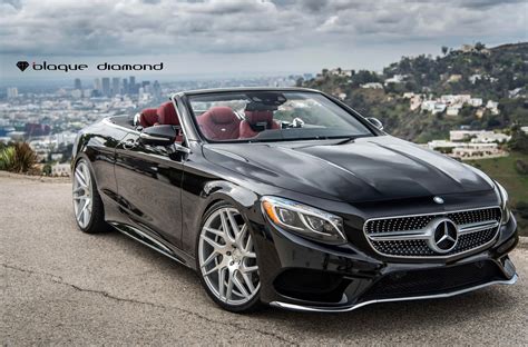 Modified Black Convertible Mercedes S Class