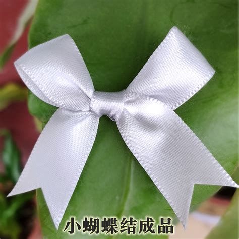 200个缎带蝴蝶结成品彩色丝带手工花礼品装饰优质小蝴蝶结燕尾角虎窝淘