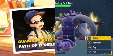 Pokemon Scarlet And Violet Path Of Legends How To Beat The Quaking Earth