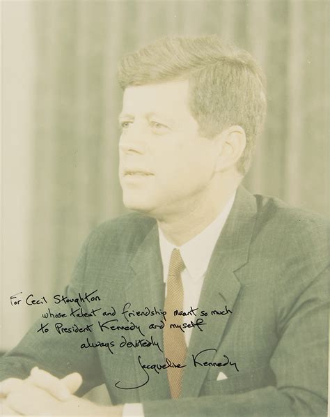 Jacqueline Kennedy Signed Photograph Rr Auction