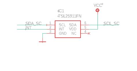 How To Change Standard Schematic For Ambient Light Sensor TSL FN Electrical Engineering