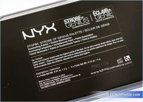 Nyx Strobe Of Genius Palette Review Beauty Trends And Latest Makeup Collections Chic Profile