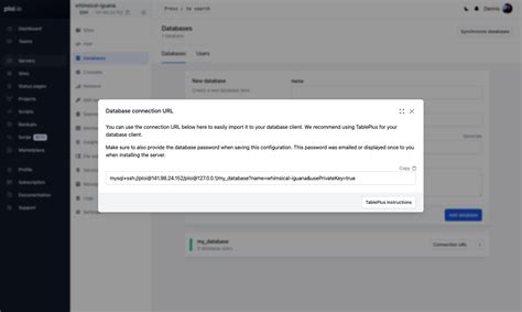 Database Connection Url Ploi Roadmap