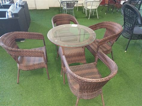 Garden Rattan Coffee Set Fairprice Furniture Kenya