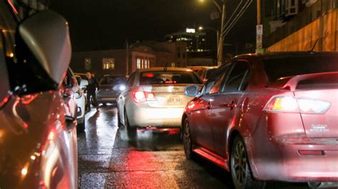 Narrowed Roadway Causes Downtown Traffic Jam Ntv