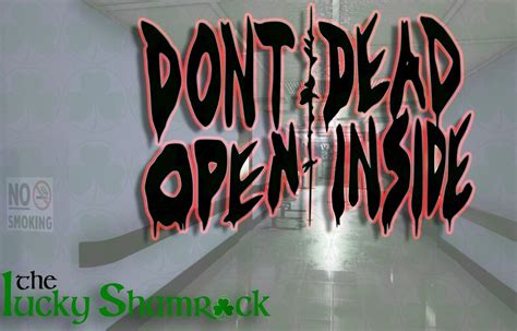 Walkin Dead Dont Open Dead Inside Design Etsy