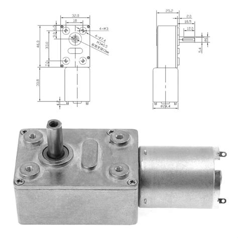 Jgy370 12 V DC 10rpm มอเตอร์ความเร็วสูง - estars.th - ThaiPick