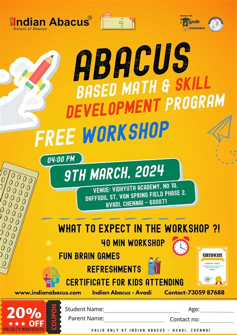 The Indian Abacusmath Product And Programme Workshop Was Conducted By The Indianabacus Team At