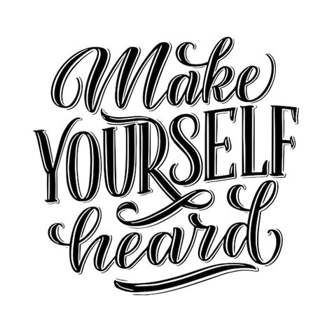 Premium Vector Modern Lettering Quote Illustration