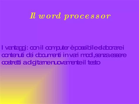 Word Processor PPT
