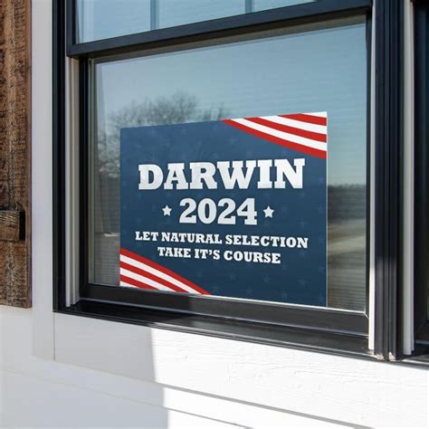Darwin Funny Political Yard Sign