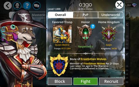 Gems Of War、レベル 1000 超え。 おっさんの覚え書き