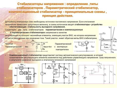 Схема и принцип действия простейшего стабилизатора напряжения 60 фото