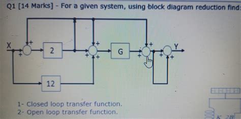 solved q1 [14 marks] for a given system using block