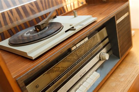 Yugodom — Vintage Record Player And Radio At Our 60′s Room