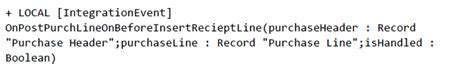 Eventrequest Codeunit 90 Purch Post” Postpurchline Local · Issue 4240 · Microsoft