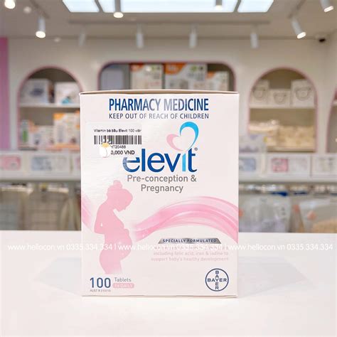 Elevit Bầu Vitamin Tổng Hợp Cho Bà Bầu Úc Hàng Xách Tay
