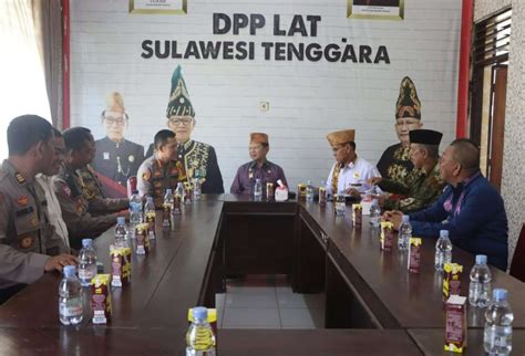 RRI Co Id Jalin Silaturahmi Kapolresta Kendari Kunjungi DPP LAT Sultra