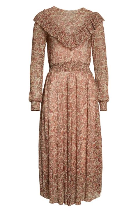 Ted Baker London Debbix Floral Long Sleeve Fit And Flare Dress The Frum