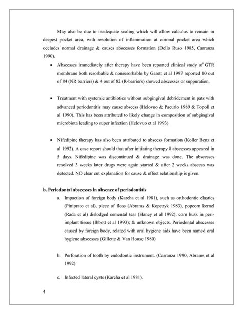 Periodontal Abscess 12 Pdf
