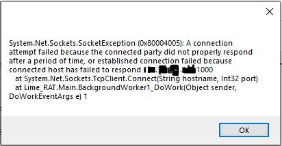 Net Tcp Socket Not Getting Connected Stack Overflow