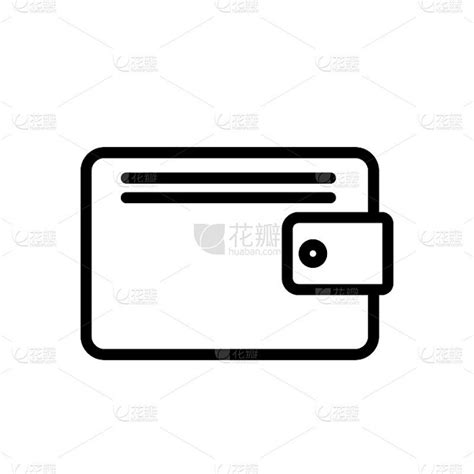 钱包简单平面设计矢量图纸