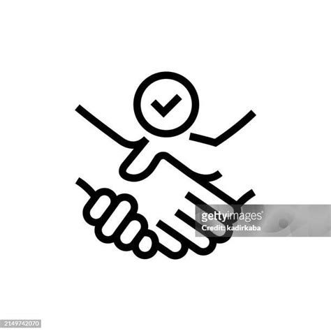 Checkmark Validation And Refusal Line Icon Endorsing Reject Group Of