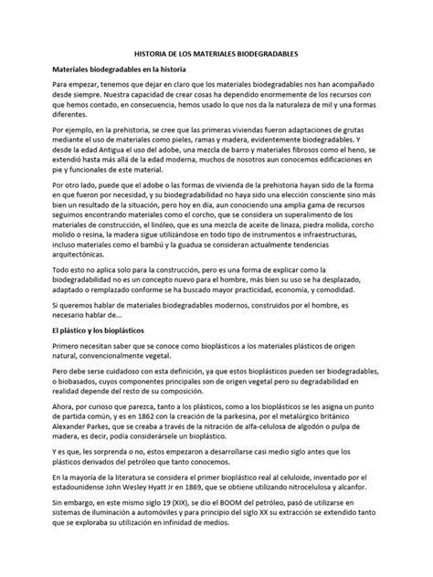 Materiales Biodegradables Pdf